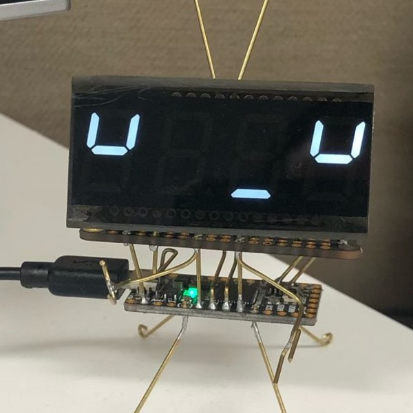 Circuitpython Sculpture Clock Adds Character To Any Desk Hackaday