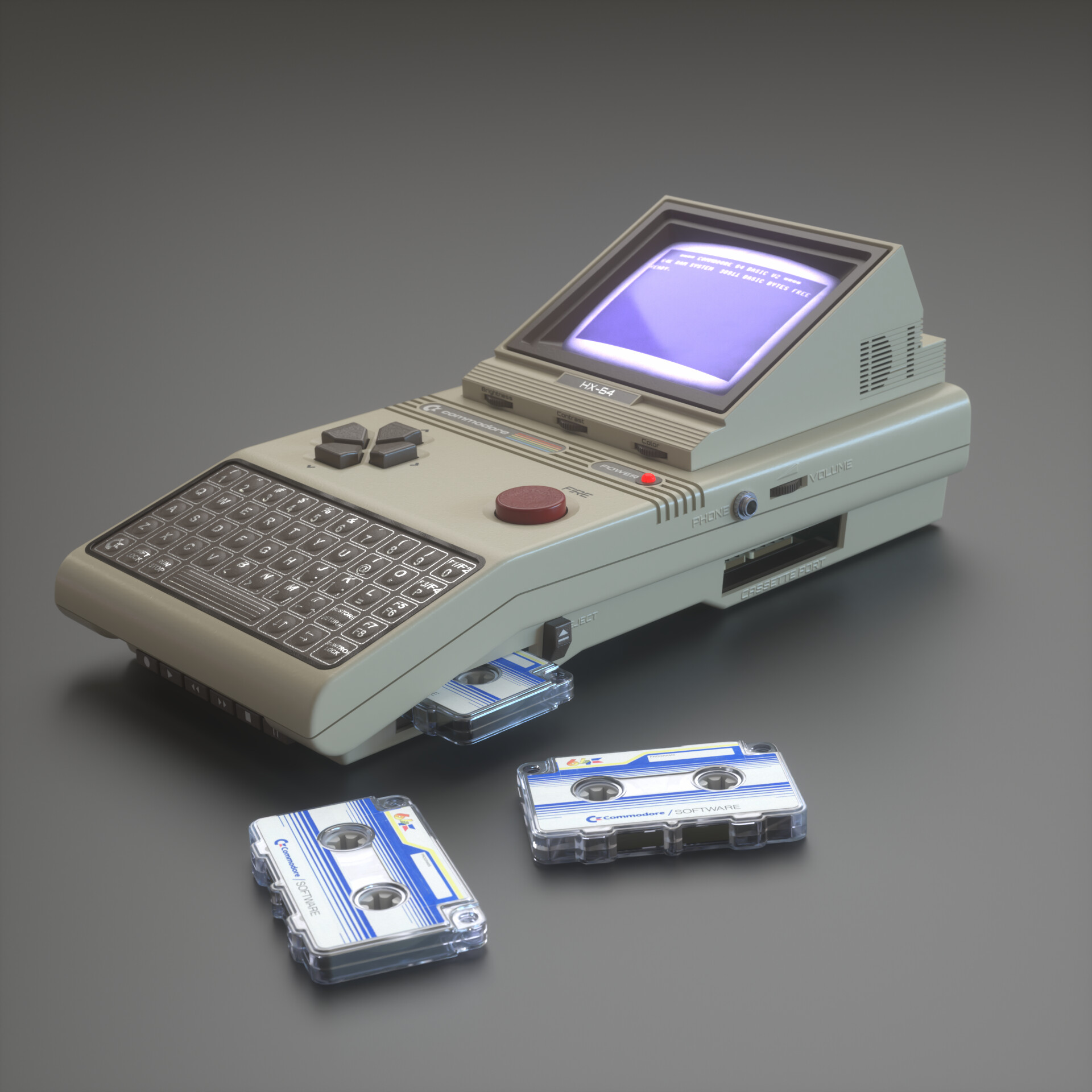 This Handheld C64 Design Study Needs To Be Made | Hackaday
