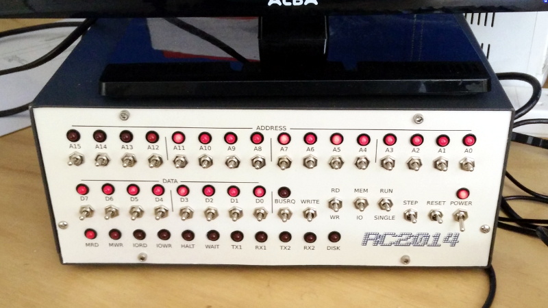 Building A Front Panel For The RC2014 Computer | Hackaday