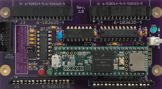 Upgrade Board Turns Typewriter Into A Teletype | Hackaday