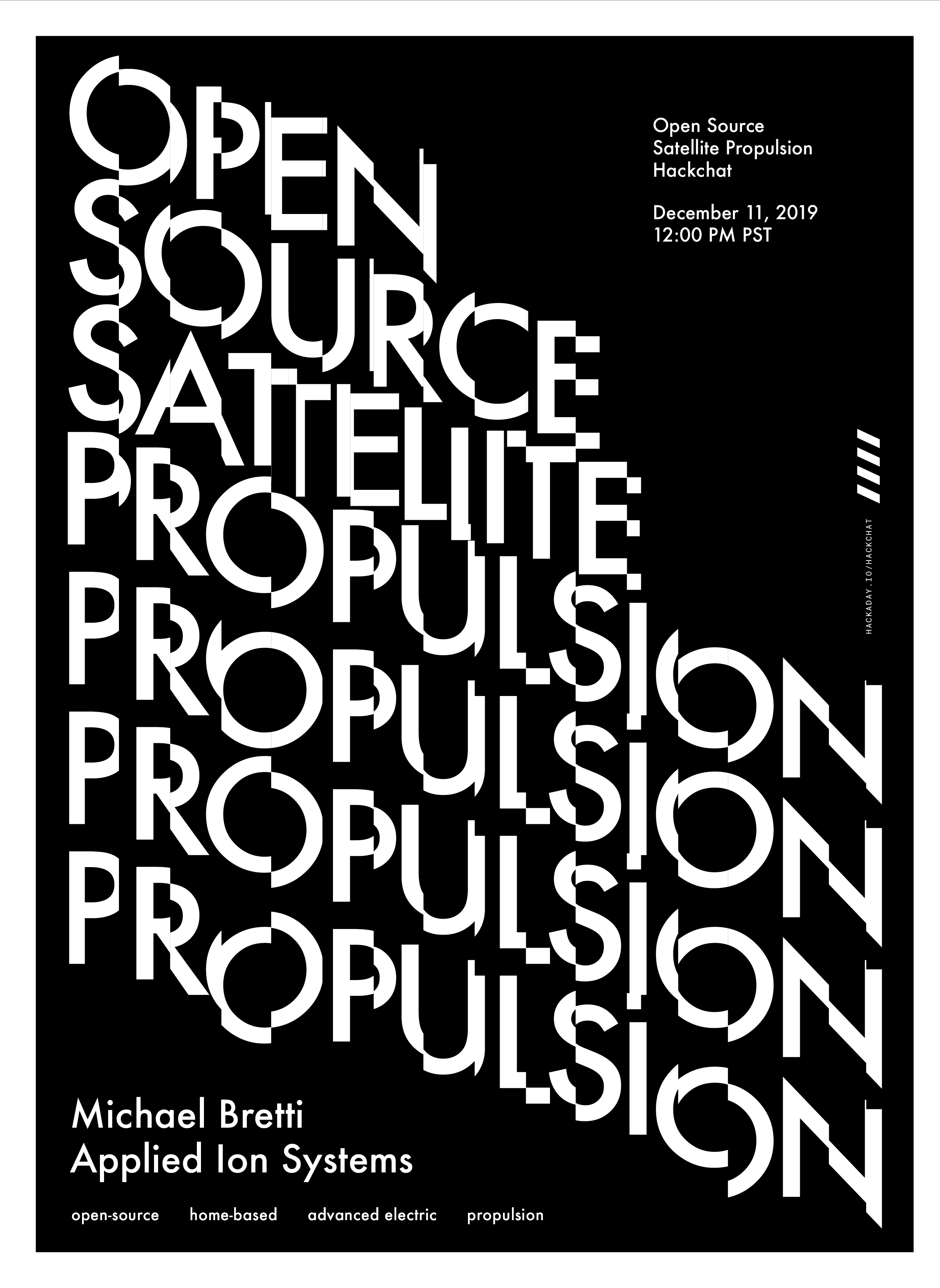 Open-Source Satellite Propulsion Hack Chat | Hackaday