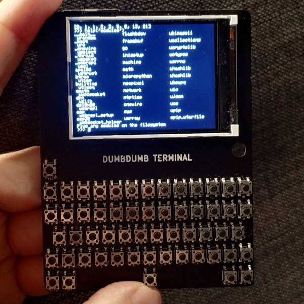 A Pocket Sized Terminal For Mobile Python Hacking Hackaday