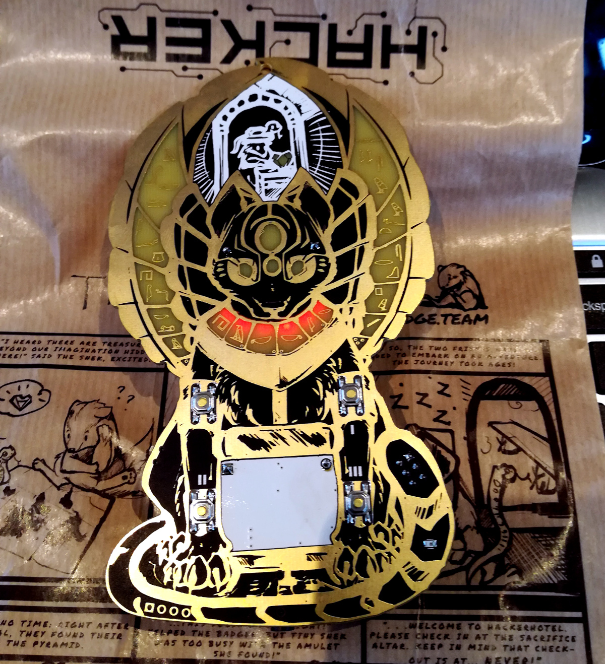 The Hacker Hotel 2020 Badge | Hackaday