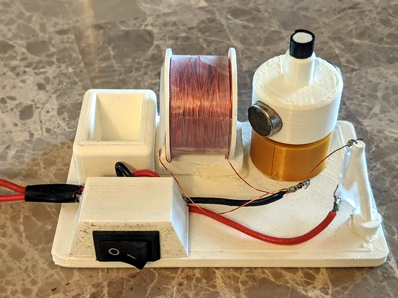 Take A 3D Printed Brushless Motor Demo For A Spin | Hackaday