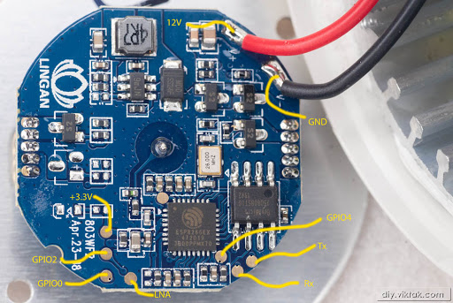 Reviving A DOA Smart Bulb With Custom Firmware For Its ESP8266 | Hackaday