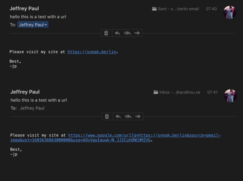 Google Meddling With URLs In Emails, Causing Security Concerns | Hackaday