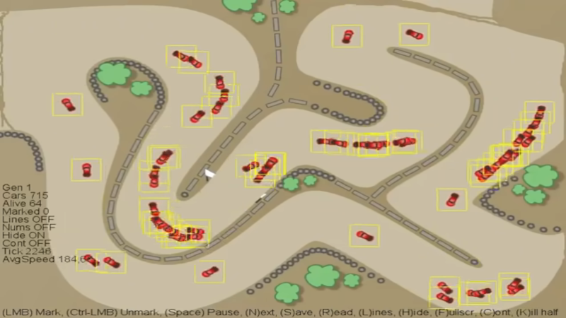 Training A Neural Network To Play A Driving Game | Hackaday