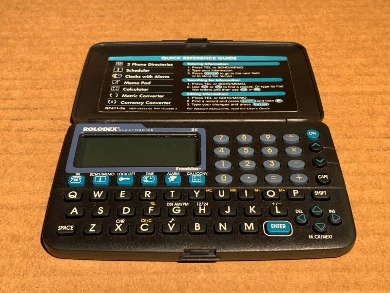 Rex Wasn’t Really A PDA, It Was The First Great Digital Rolodex | Hackaday