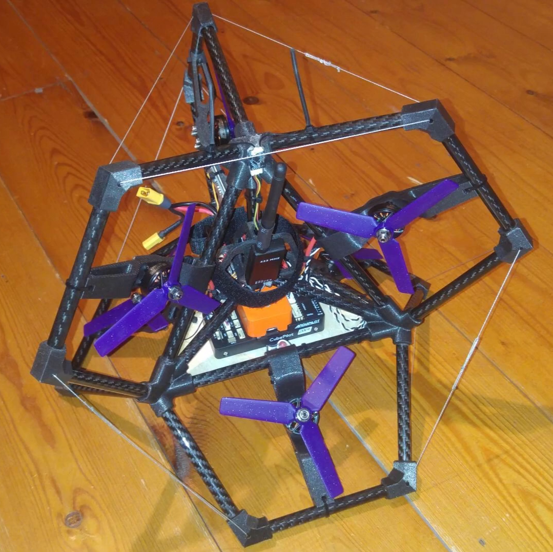 Six Degrees Of Freedom Omnicopter With Ardupilot | Hackaday