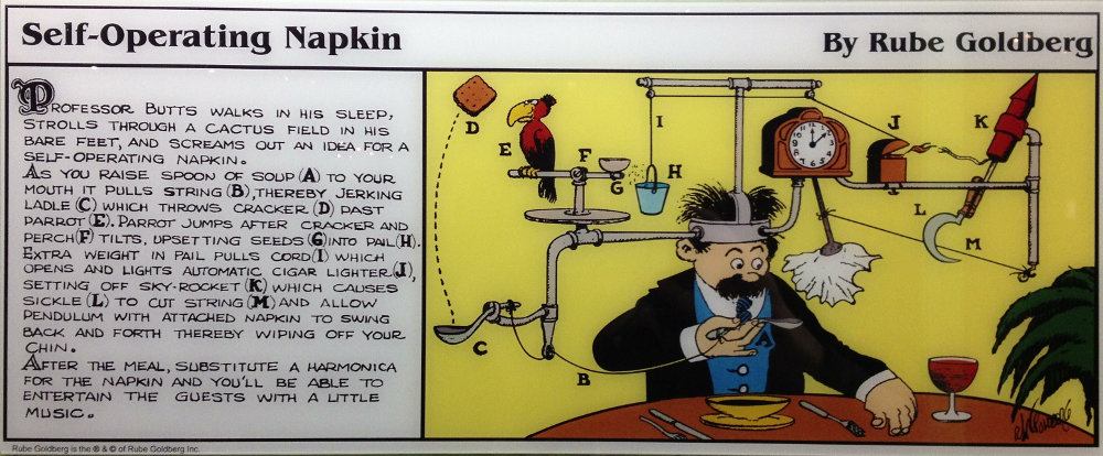 Rube Goldberg’s Least Complicated Invention Was His Cartooning Career ...