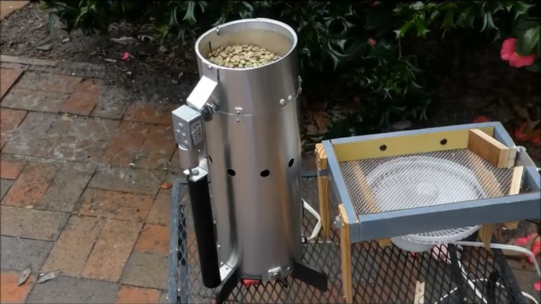 How To Cobble A Wobble Disk Roaster Together | Hackaday