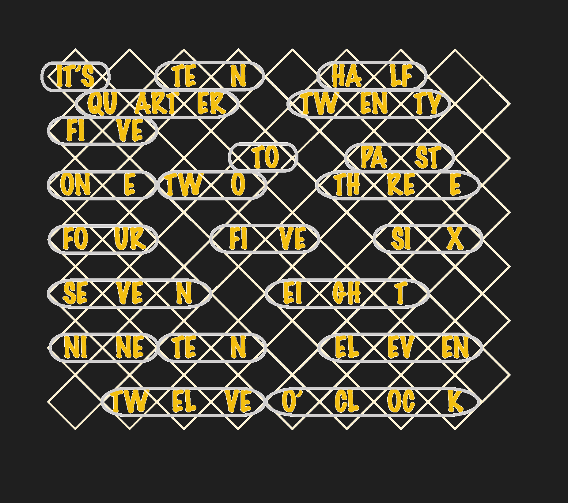 Word Clock | Hackaday