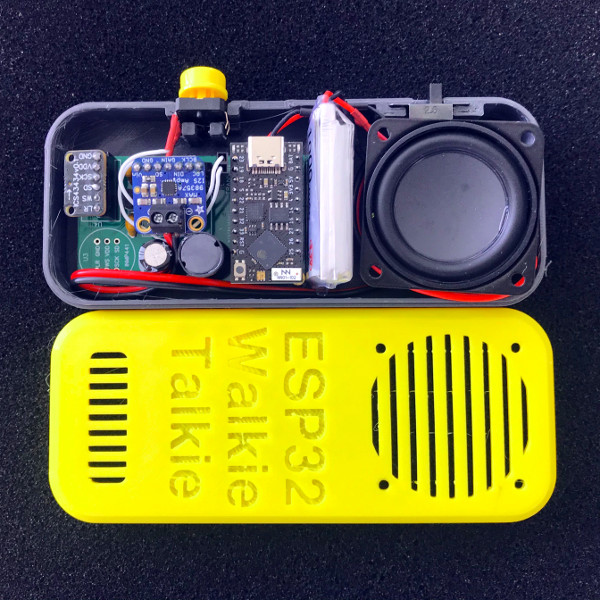 An Esp32 Walkie Talkie For Those Spy Radio Moments Hackaday