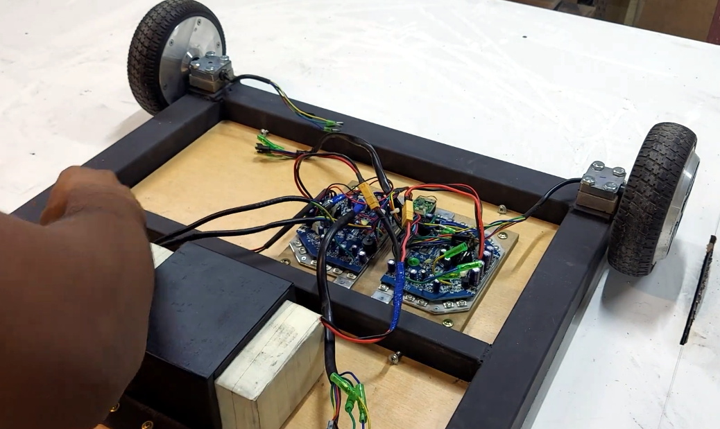 Hoverboard Turned Heavy Duty Remote Control Rover | Hackaday