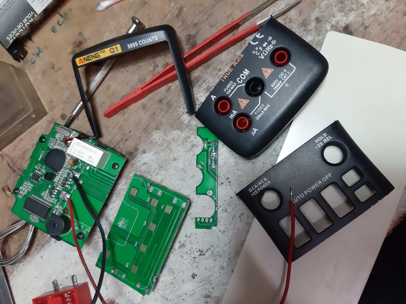 Handheld Multimeter Converted For Bench Top Use | Hackaday