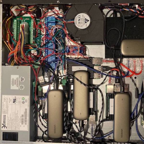Raspberry Pi Server Cluster In 1u Rack Mount Case Hackaday