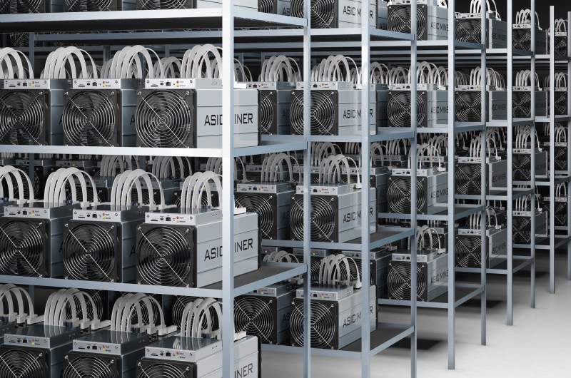ASIC Miners, Mining Farm. 3D Rendering | Hackaday