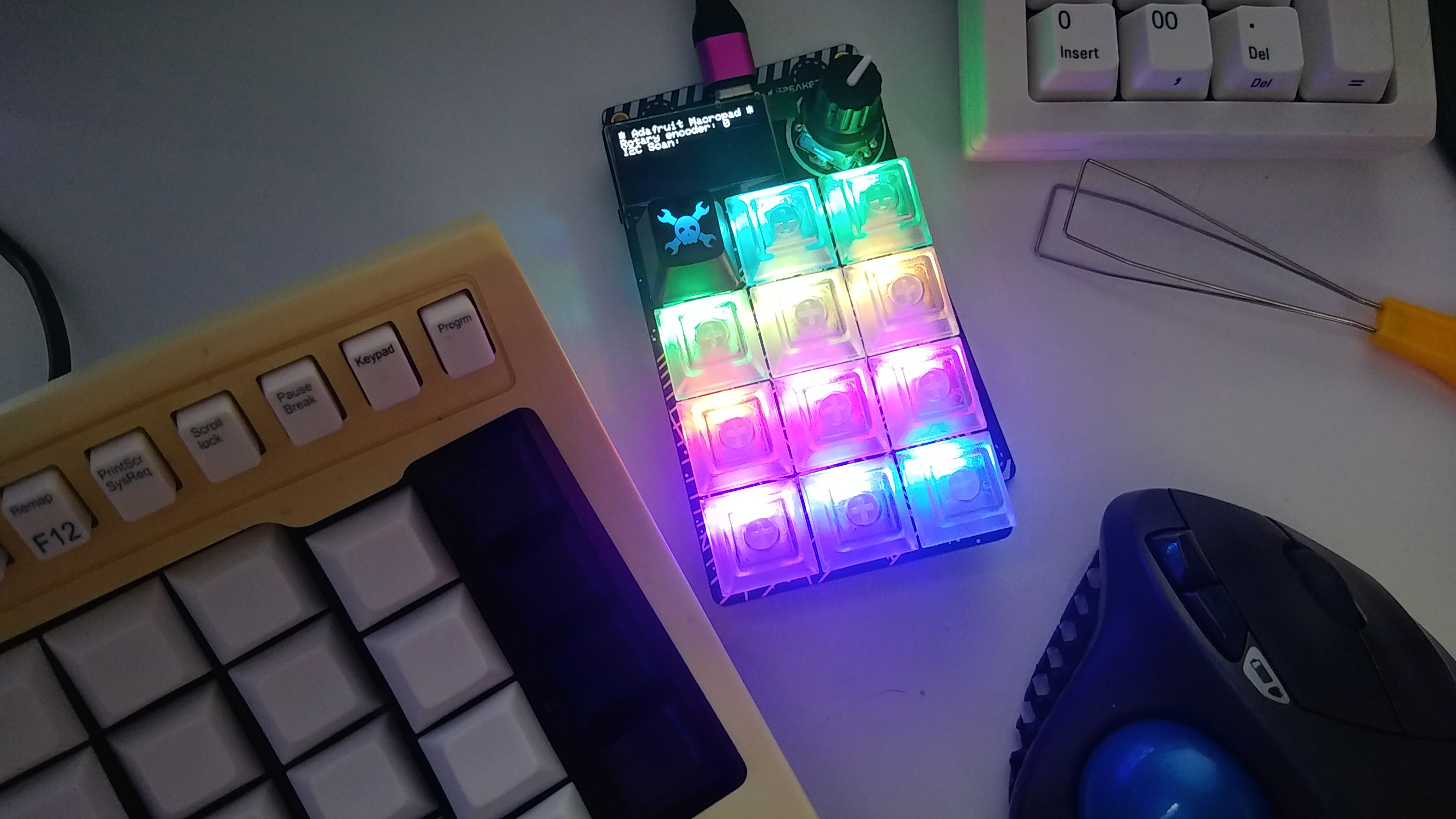 The New Hotness: Adafruit’s RP2040 MacroPad #Keyboards @kristinapanos @Hackaday « Adafruit ...