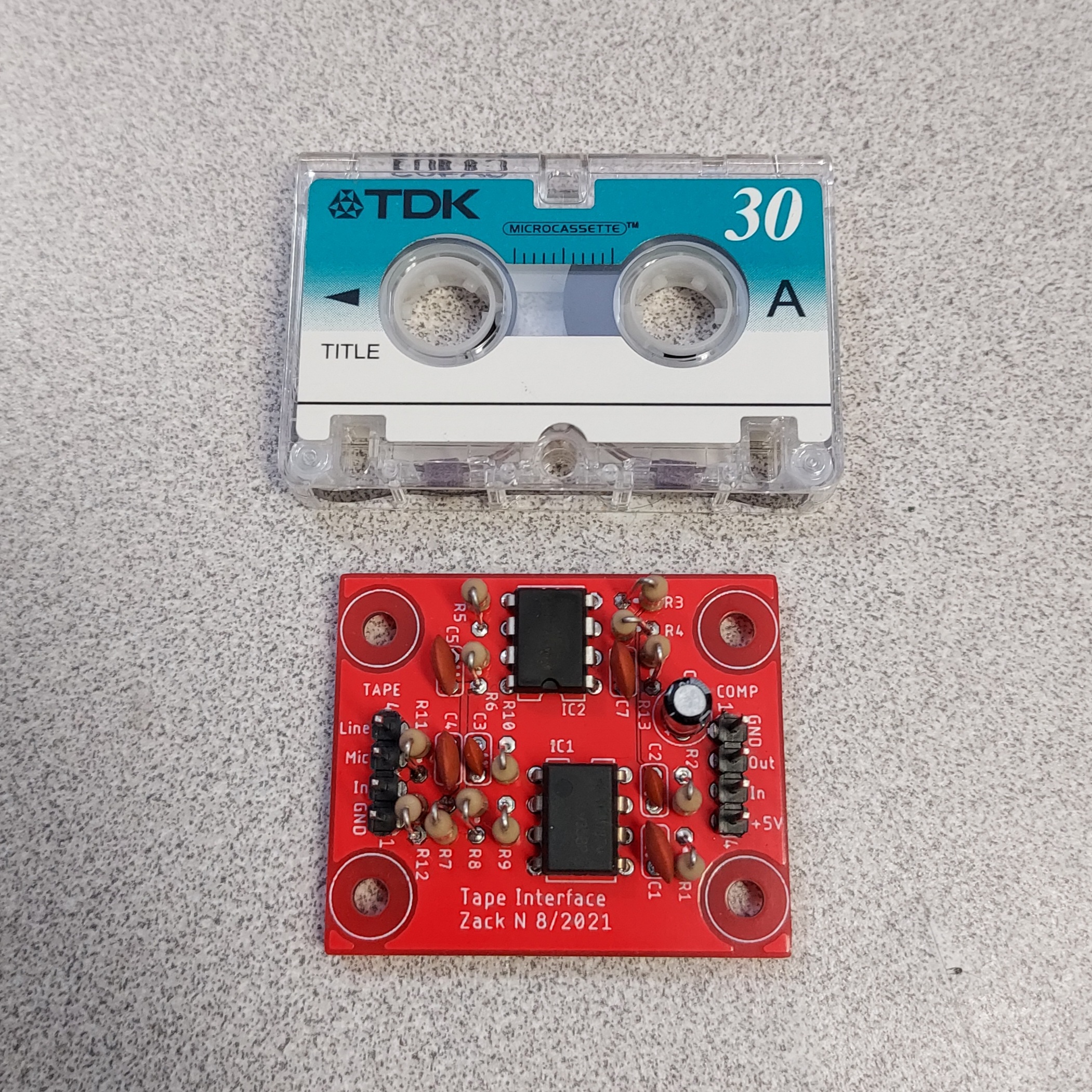 Audio Tape Interface Revives Microcassettes As Storage Medium | Hackaday
