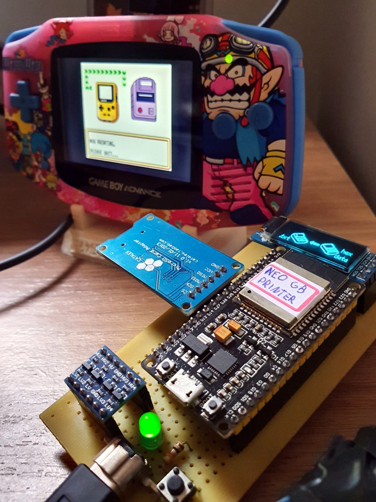 An Open Source Game Boy Printer That Doesnt Print Hackaday 4163