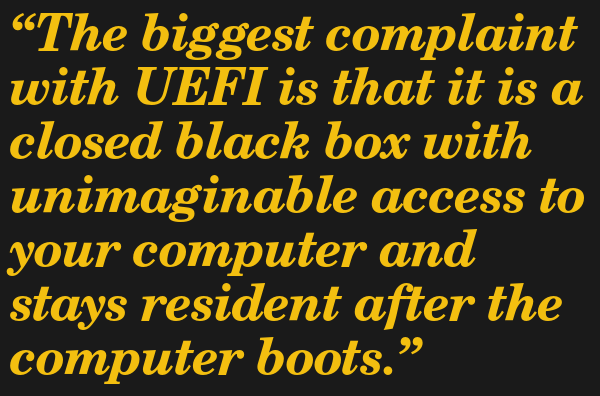 What’s The Deal With UEFI? | Hackaday