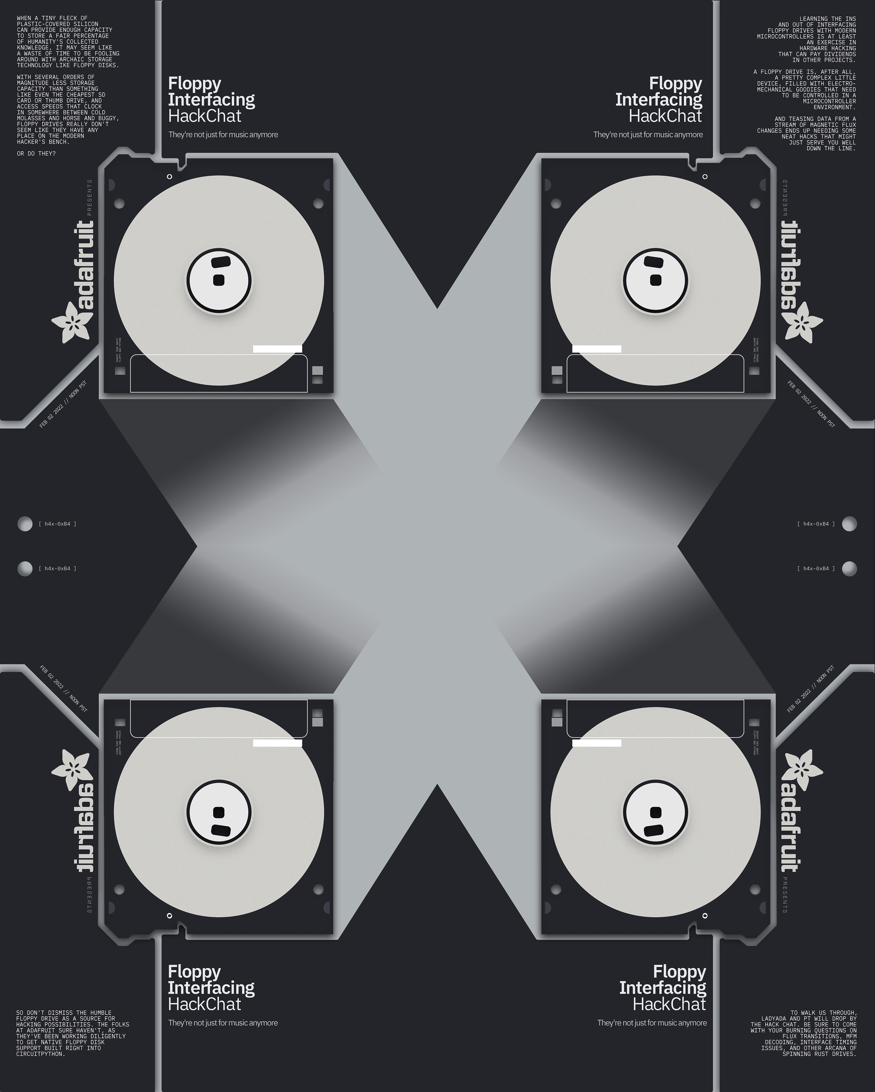 Floppy Interfacing Hack Chat With Adafruit | Hackaday