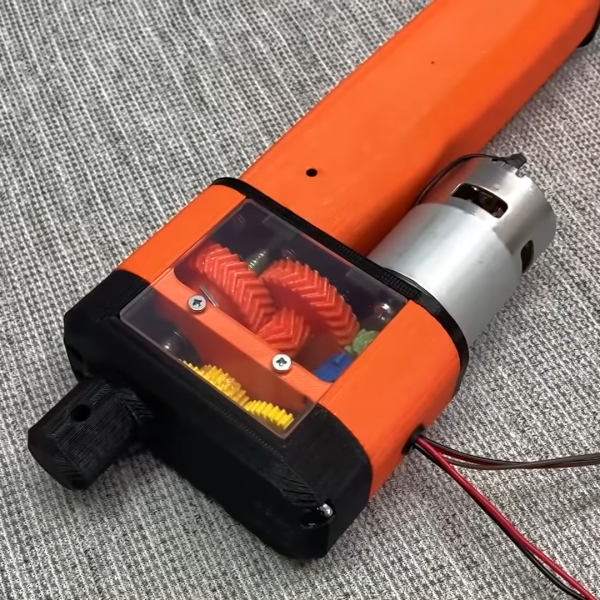 Building A High Capacity Linear Servo Actuator Hackaday