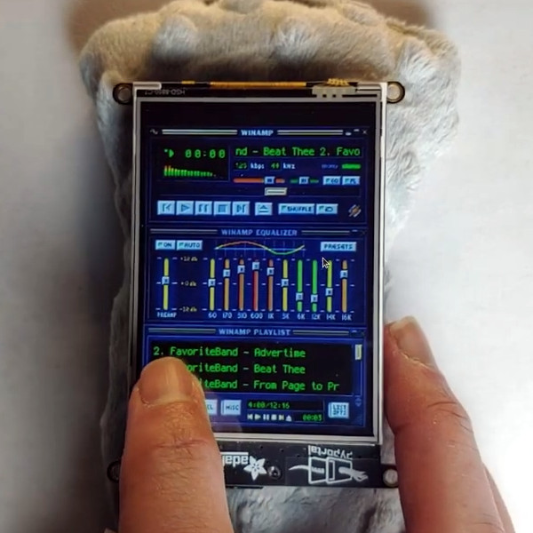 Custom Winamp Skin Pyportal Winamp Mp3 Player Adafruit Learning System Images And Photos Finder 8206