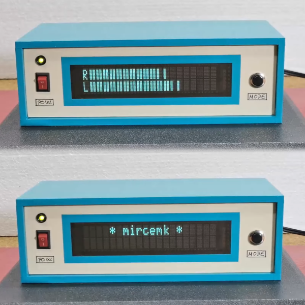 Vfd Character Display Turned Into Audio Vu Meter Hackaday