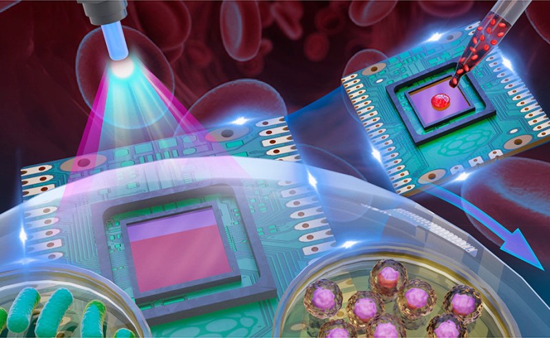 Blu-ray Microscope Uses Blood Cells As Lenses | Hackaday