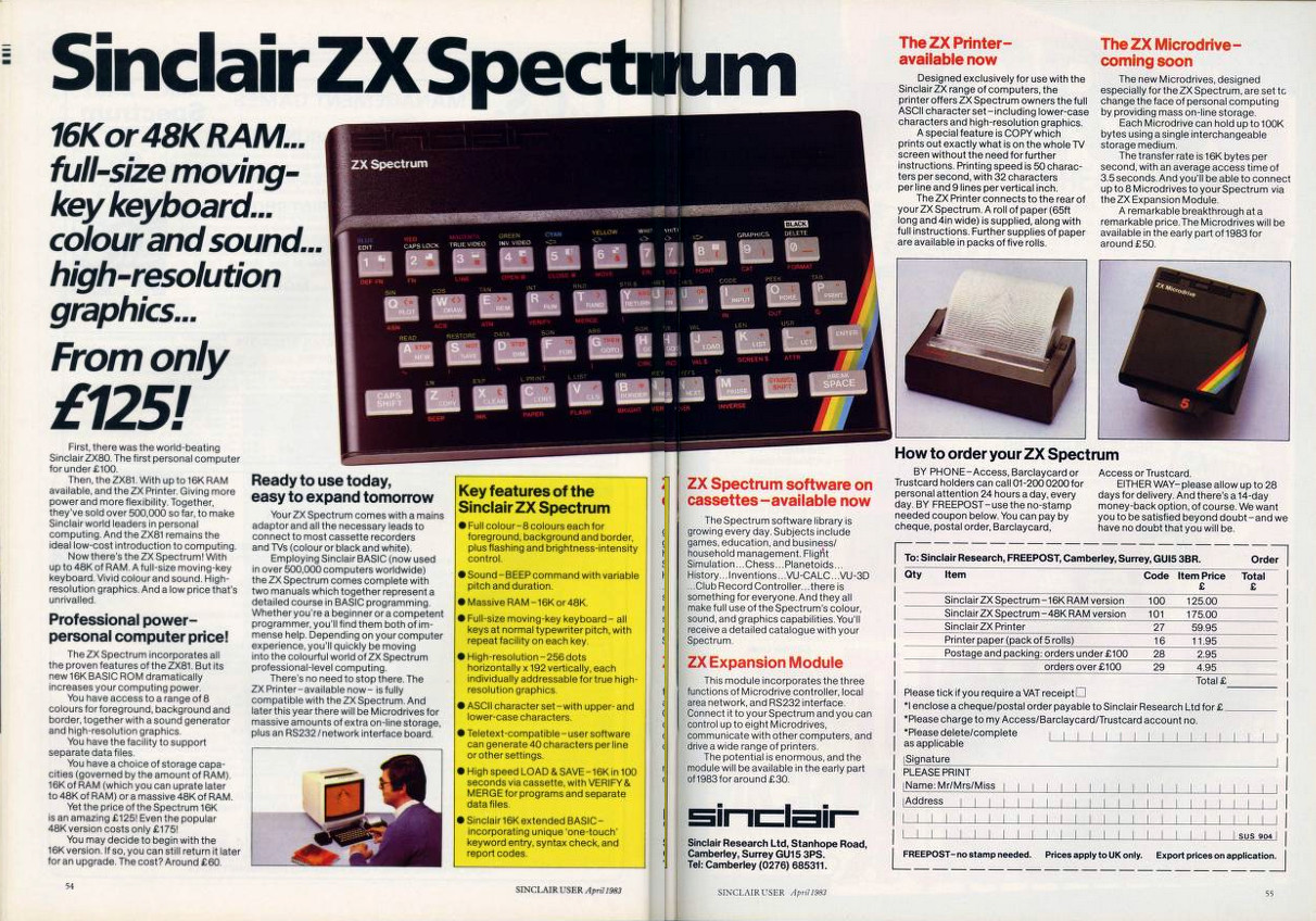 The Sinclair ZX Spectrum Turns 40 | Hackaday