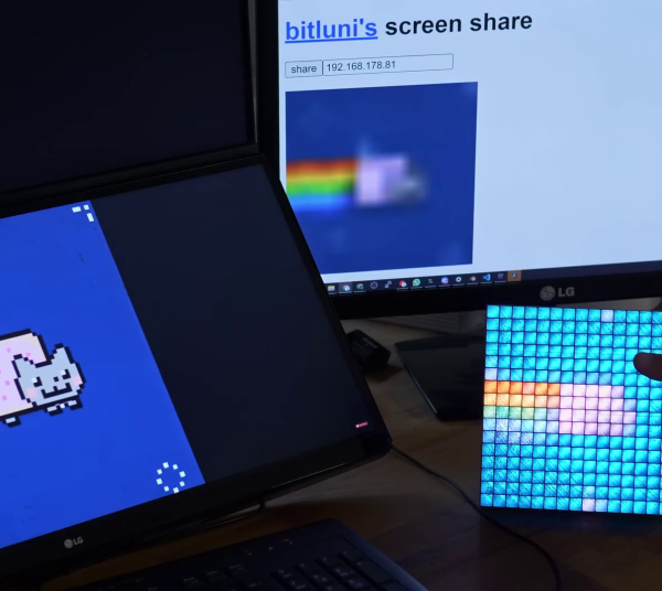 Share Screen To Rgb Panel With Pi Pico W Hackaday