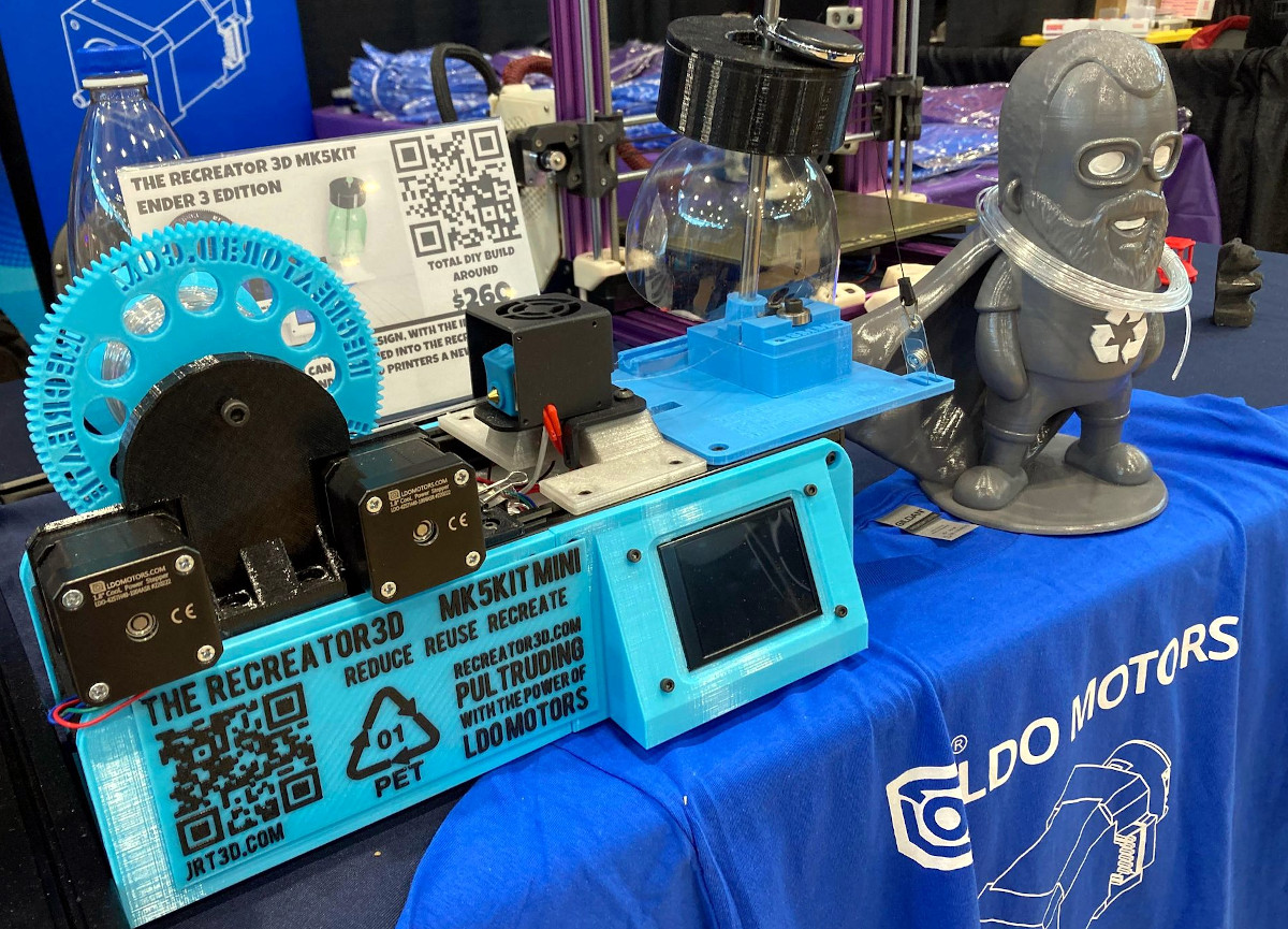ERRF 22: Recreator 3D Turns Trash Into Filament | Hackaday