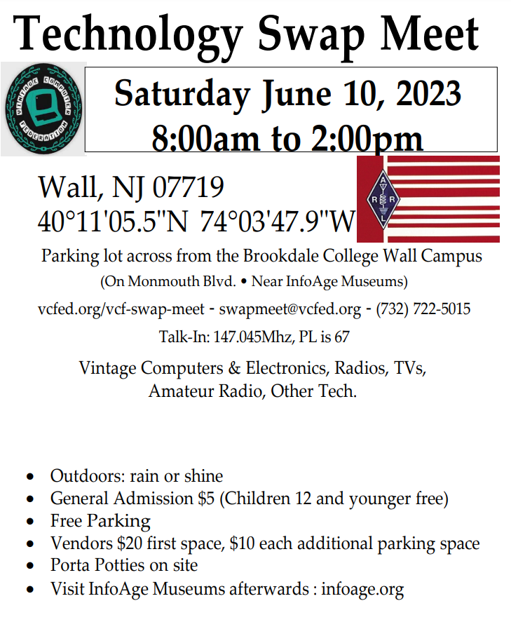 This Weekend: VCF Swap Meet In Wall, NJ | Hackaday