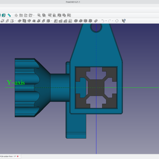 Come For The PCB Holder, Stay For The Tour Of FreeCAD | Hackaday