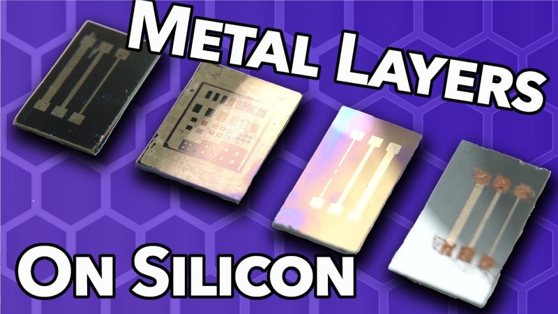 Simple Chemistry To Metallize And Etch Silicon Chips | Hackaday