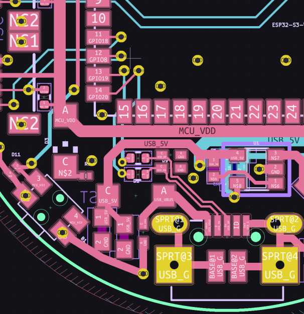PCB Design Review: ESP32-S3 Round LCD Board | Hackaday