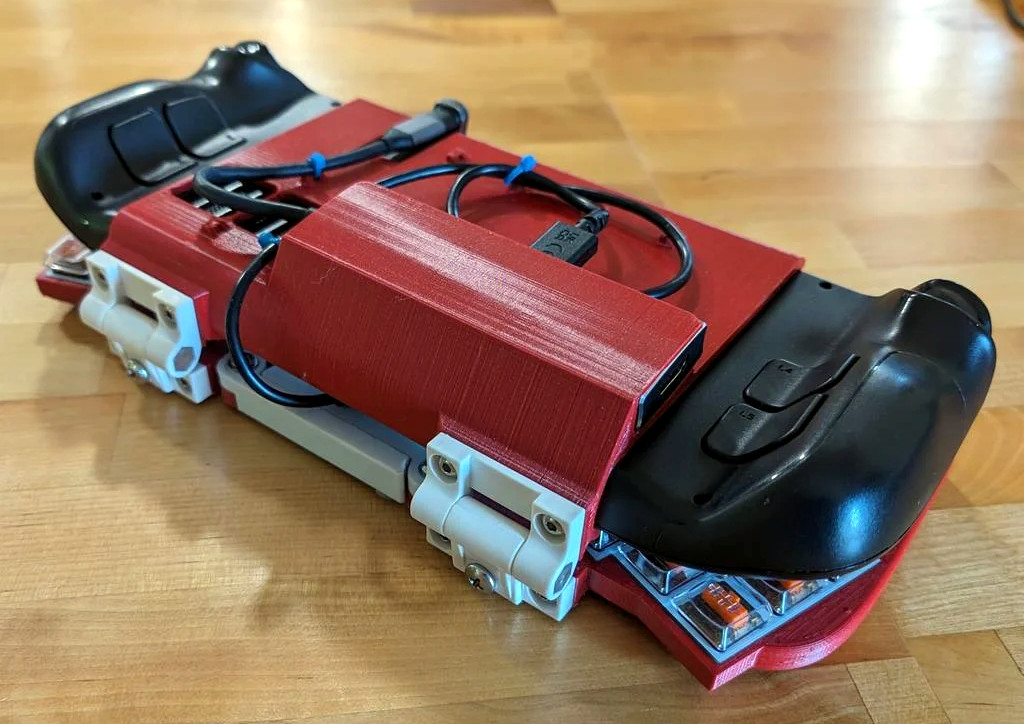 Printable Keyboard Dock Puts Steam Deck To Work | Hackaday