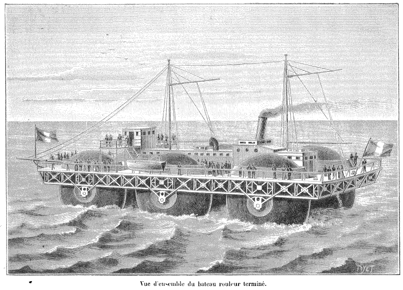 The Roller Ship Was Not An Effective Way To Cross The High Seas | Hackaday
