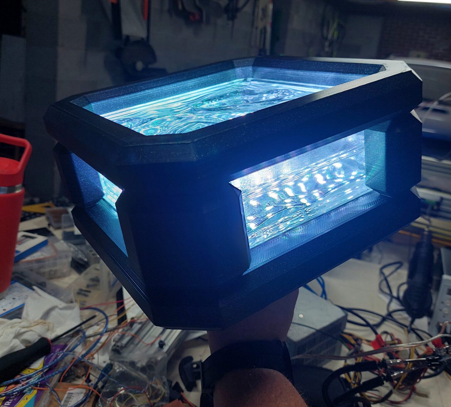 Boneblocker Is A Big LED Wall That Rocks | Hackaday