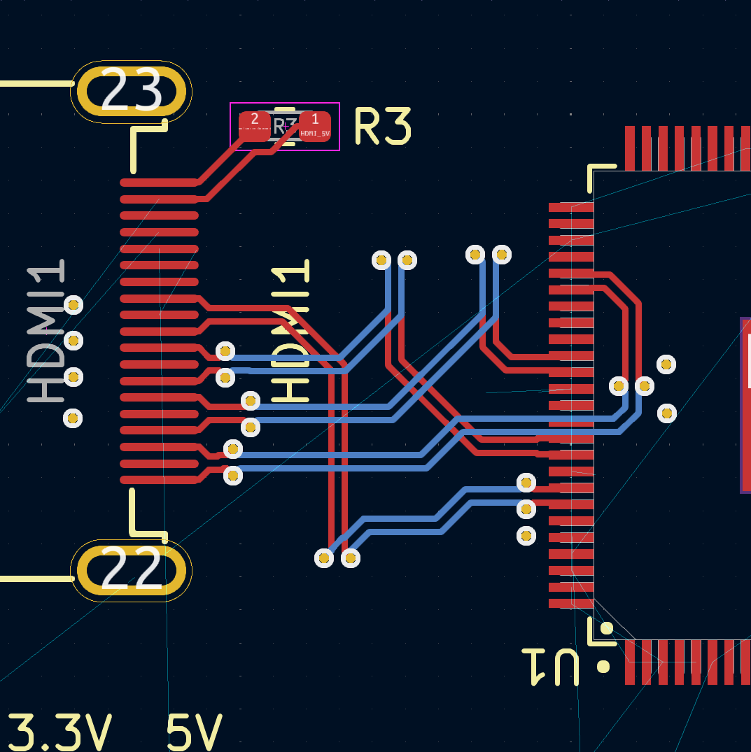 PCB Design Review: HDMI To LVDS Sony Vaio LCD Devboard | Hackaday