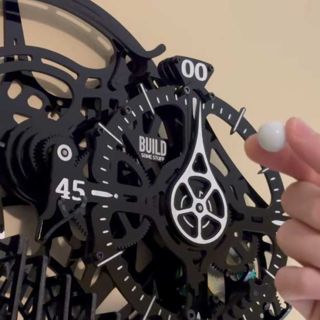 Intentionally Overly-Complex Clock Is Off To A Good Start | Hackaday