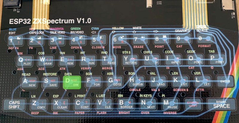 ESP32 Powers Single-PCB ZX Spectrum Emulator | Hackaday