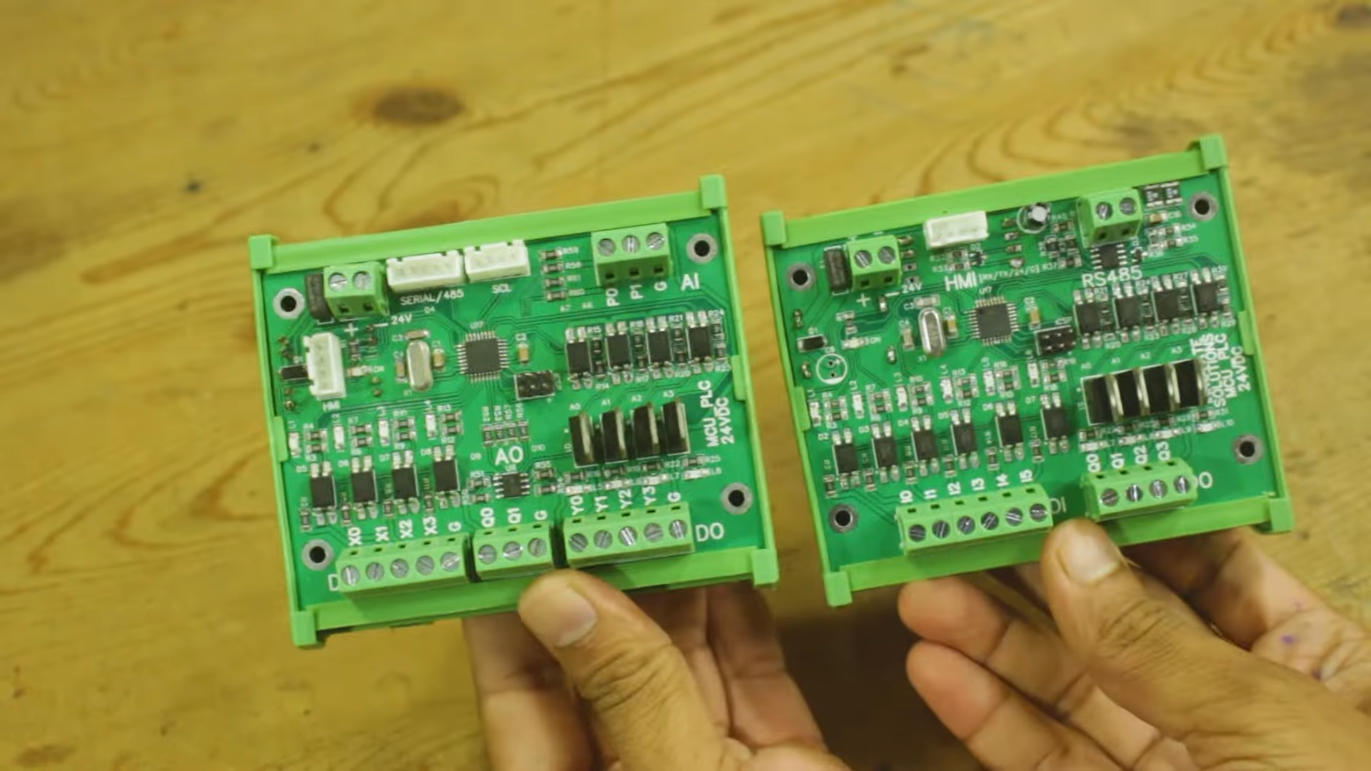 DIY Low Cost PLC Using Atmega328P + 24VDC Support + RS485 Modbus + HMI ...