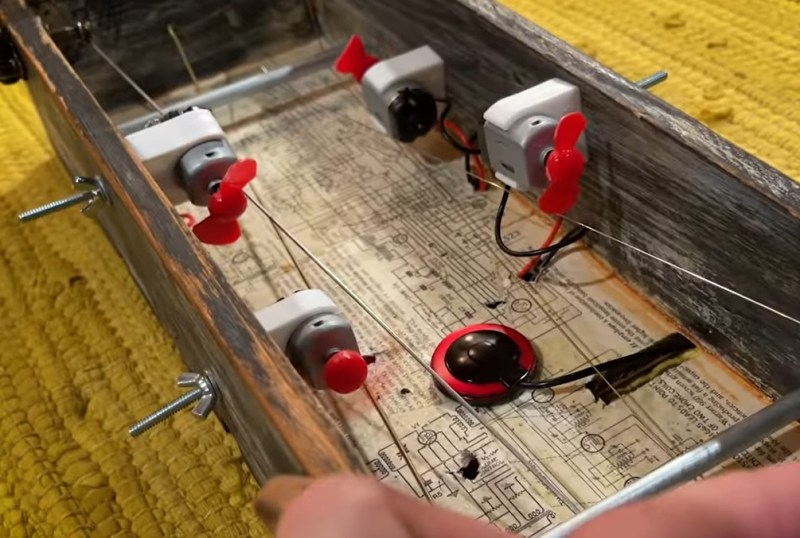 Jangle Box Plucks Strings At The Press Of A Button | Hackaday