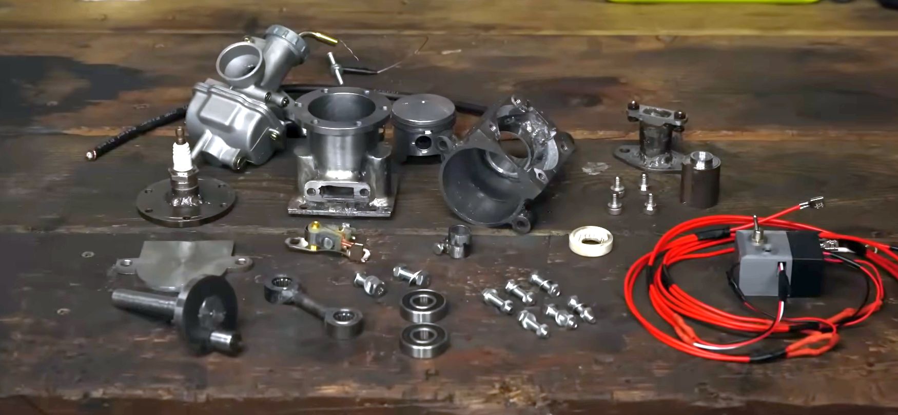 Two-stroke_engine_from_scratch_parts | Hackaday