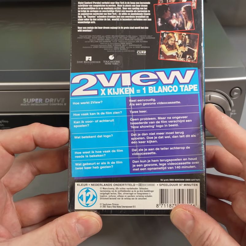 2View: The Self-Erasing VHS Tape With Paperclip Hack | Hackaday