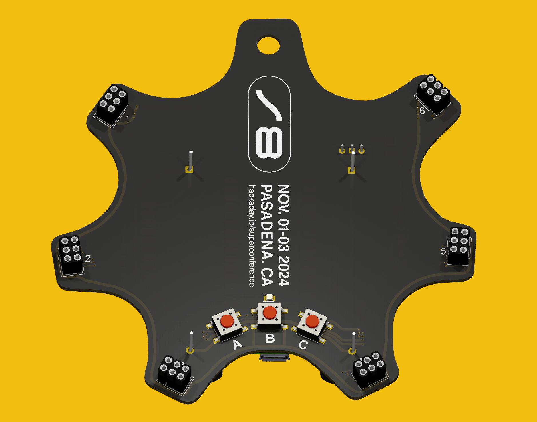 Supercon 2024 Flower SAO Badge Redrawing In KiCad | Hackaday