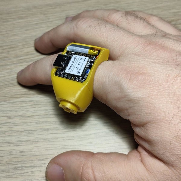 Updated Mouse Ring Does It With A Joystick Hackaday
