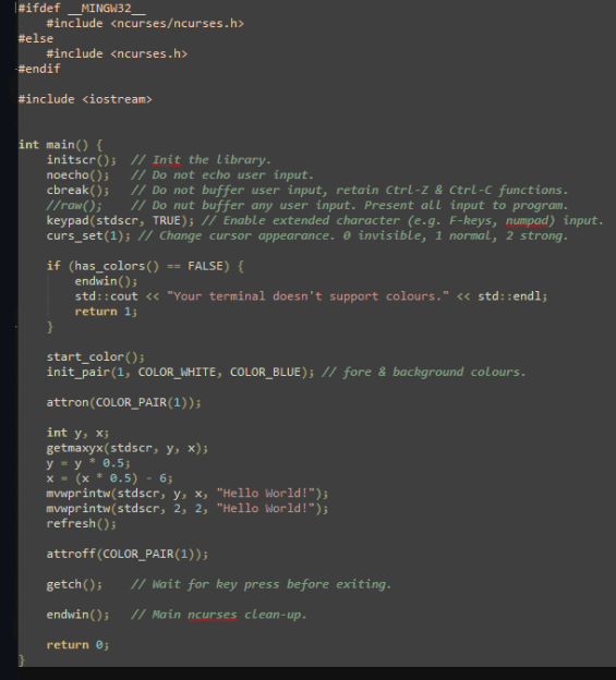 A Gentle Introduction To Ncurses For The Terminally Impatient | Hackaday